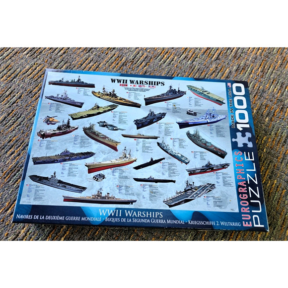 Eurographics | Toys | New Sealed Wwii Warships 00pc Jigsaw Puzzle By ...